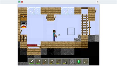 Paper Minecraft V11 3 Minecraft 2d On Scratch Youtube