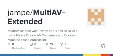GitHub Jampe MultiAV Extended MultiAV Scanner With Python And JSON REST API Using Malice