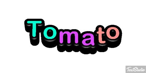 Tomato Word Animated  Logo Designs