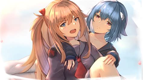 Ayanami Rei Asuka Langley Soryu Neon Genesis Evangelion Reload1am