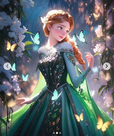 Fantasydreams On Instagram Princess Anna With Butterflies
