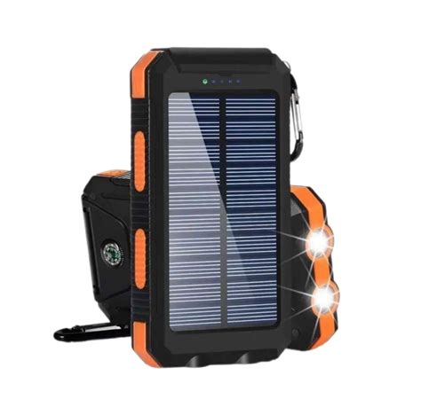 Ip67 Waterproof Solar Panelled Power Bank 10000mah Shop Today Get