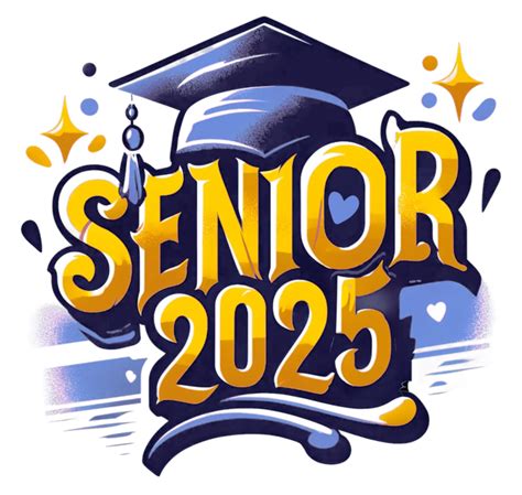 Gold Stars Senior 2025 Airbrushed Lt Blue And Gold Dtf Direct To Film