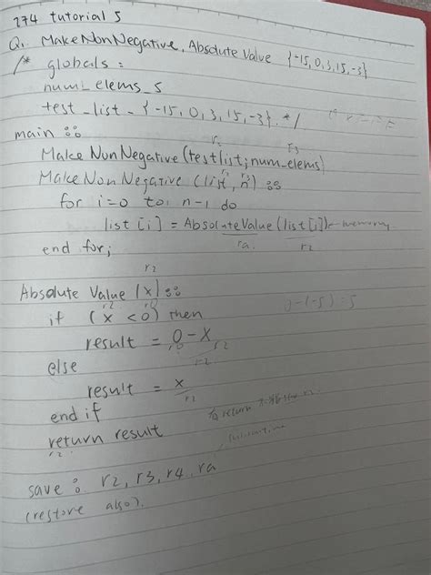 Tutorial Q Make Non Negative Absolute Value Chegg