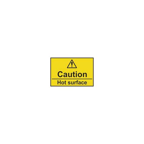 Citec 11163 75 X 50mm Self Adhesive Vinyl Safety Sign Label Available