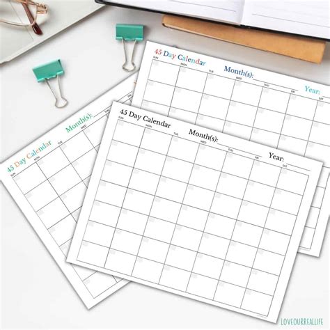 Halloween Calendar Template Free Month Of October Printable ⋆ Love Our