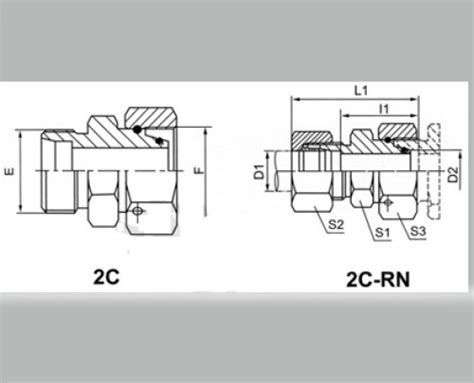 스위블 너트가있는 압력 Hydaulic 튜브 어댑터 의 고품질 스위블 너트가있는 압력 Hydaulic 튜브 어댑터