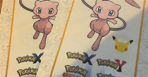 Got 9 Extra Mythical Mew Uk Codes Friend Works In Game And Was Able