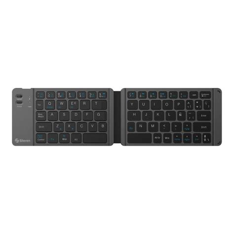 Teclado Bluetooth Compacto Plegable Con Batería Recarga