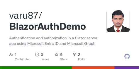 GitHub Varu BlazorAuthDemo Authentication And Authorization In A Blazor Server App Using