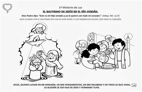 Para Colorear Los Misterios Del Santo Rosario Para Iluminar