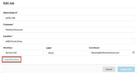 How Do I Add A Workflow To An Existing Job In Xoi Web Xoi Technologies