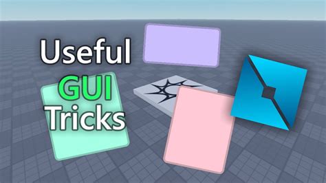 Roblox Studio Gui Tricks And Fixes Tutorial Youtube