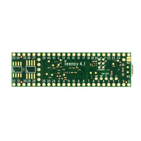 teensy 4 1 development kit with arm cortex m7 microcontroller