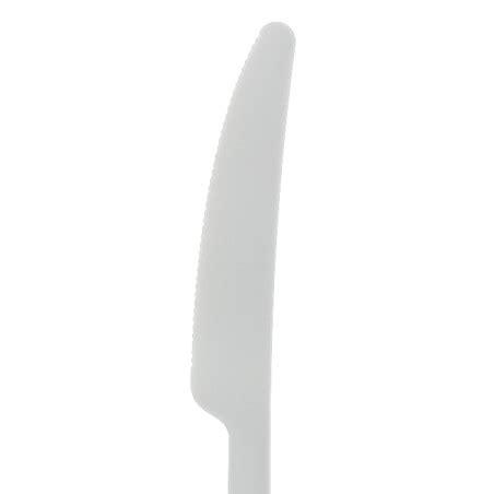 Couteau Réutilisable Durable PP Minéral Plus Blanc 19 8cm 200 Utés