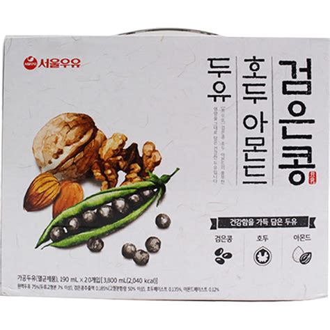 서울 검은콩호두아몬드두유190ml 20입 배민 장보기∙쇼핑