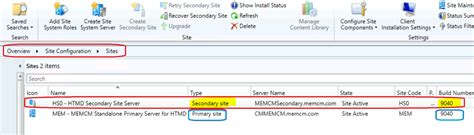 Latest Sccm Secondary Server Upgrade Guide Configmgr Configuration Manager Htmd Blog