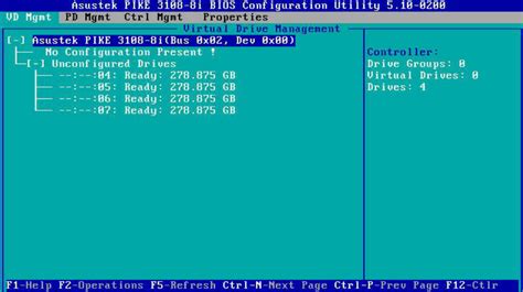 Creating Raid Using An Add On Card Through The Bios