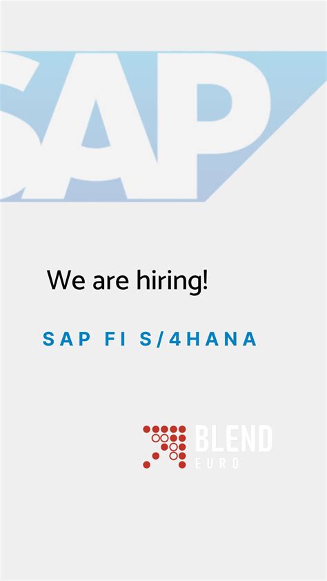 Vanessa Cláudio On Linkedin Hiring Sapconsultant Sapfi Remotejob