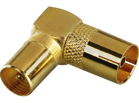 HAMA Koax Stecker Koax Kupplung Antennen Adapter SAT Kabel Adapter