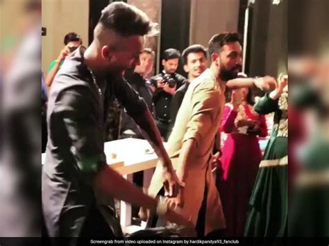 Watch Hardik Pandya Goes Berserk At Brother Krunals Mehendi Function
