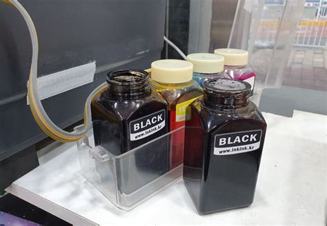 Hp 무한잉크 프린트 리필 하는 방법 잉크가 섞였을 때
