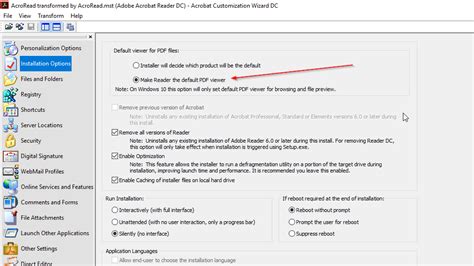 Would Like To Set Adobe Reader Dc As My Default For Pdf Files Sccm