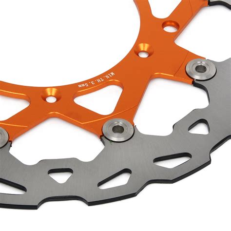 MM Oversize Floating Front Brake Discs Rotors Bracket For EBay