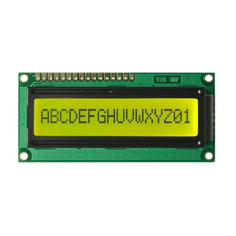 Original Jhd 16×1 Character Lcd Display With Yellow Backlight Robo Nepal