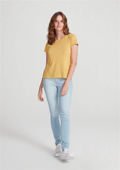 Blusa Básica Feminina Manga Curta Compre Agora Dafiti Brasil