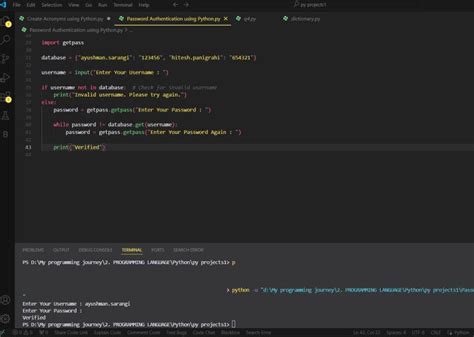 How I Built A Simple Login System In Python Ayushman Sarangi Posted