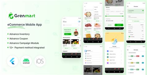 Grenmart Laravel ECommerce Shop Flutter App Flutter Ecommerce Code