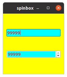 Qspinbox Cannot Set Its Qlineedit Background Colour Under Linux Qt Forum