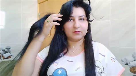 روتين العناية بالشعر الجاف💆كفاش ترجعي شعرك حرير غير بالمكونات بسيطة