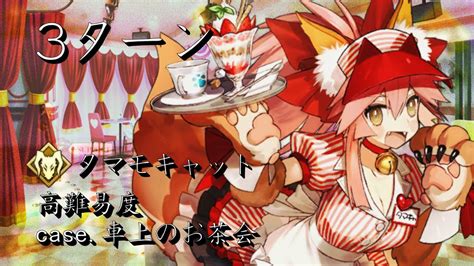 Fgo【高難易度】case車上のお茶会 タマモキャット 3ターンで撃破 Youtube