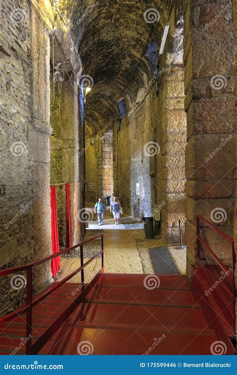 Verona Italy Historic City Center Ancient Roman Arena