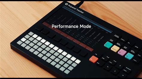 Polyend Tracker Tutorial Performance Mode Youtube