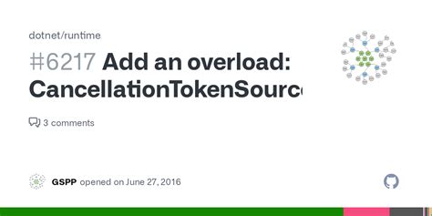 Add An Overload Cancellationtokensourcecreatelinkedtokensource