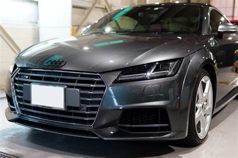 Audi Tts デイトナグレー ミディアムポリッシュ × Diamond9h 5層。 ガラスコーティング名古屋com