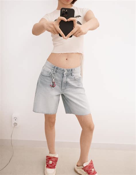 Womens Denim Shorts New Collection Bershka