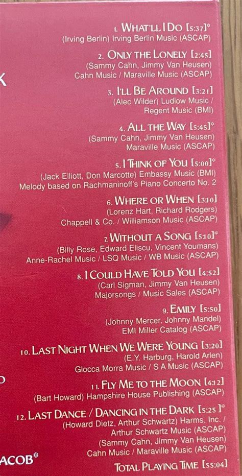 Cd Jazz Female Vocal Audiophile Tierney Sutton Dancing In The Dark