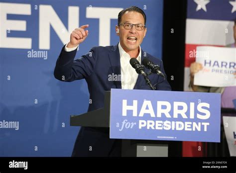 July 29 2024 Governors Josh Shapiro And Gretchen Whitmer Pictured At A Harris For President