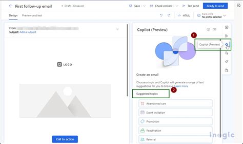Automatic Email Content Suggestion Using Microsoft 365 Copilot