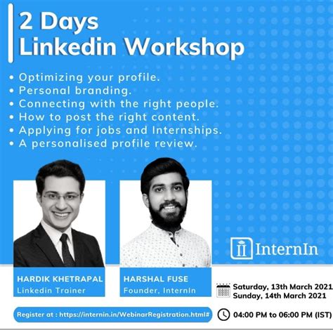 Pratyush Kumar Patra On Linkedin Internin Workshop Linkedin