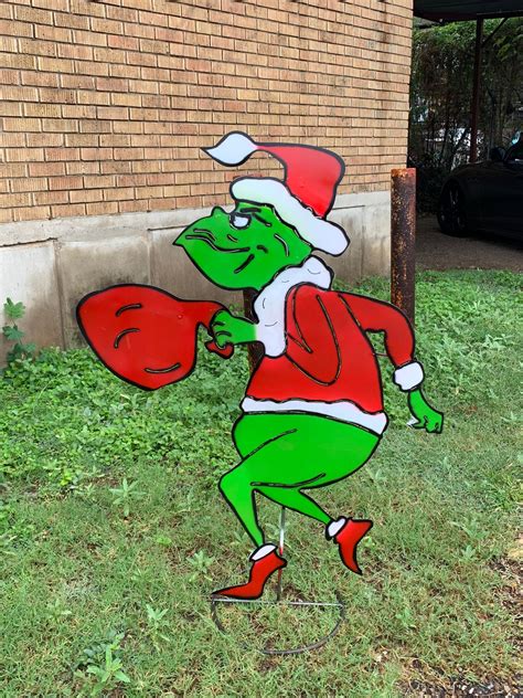 Grinch Stealing Sack El Mercado Imports Arts And Crafts
