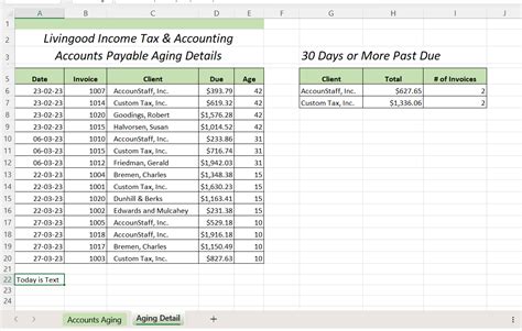 9 Use Countifs To Calculate How Many Invoices Are
