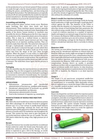 Illustrative Review On Needle Free Injection Technology PDF