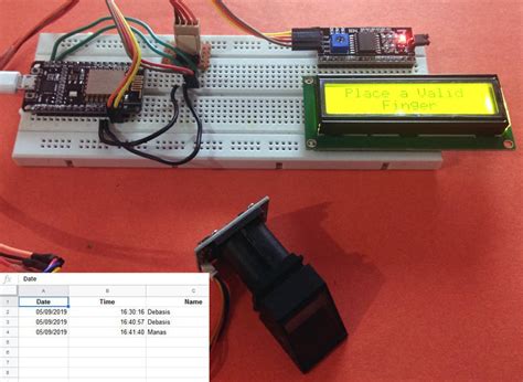 Biometric Attendance System Circuit Diagram Circuit Diagram