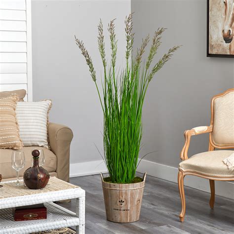 Primrue Artificial Grass In Planter Wayfair