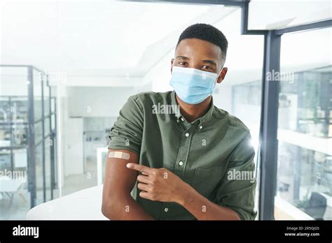 Im Protecting Myself And My Loved Ones A Young Man Showing His Arm In